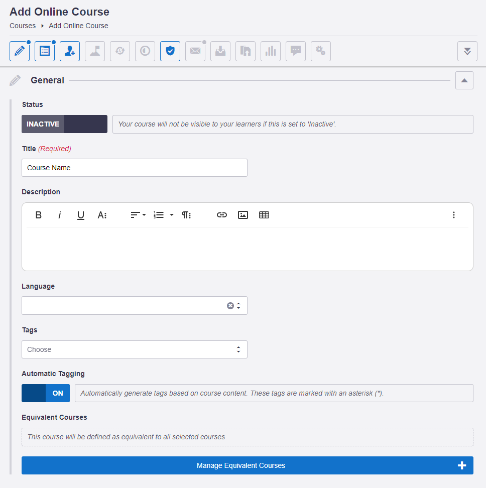 Course Equivalencies – Absorb Help Center