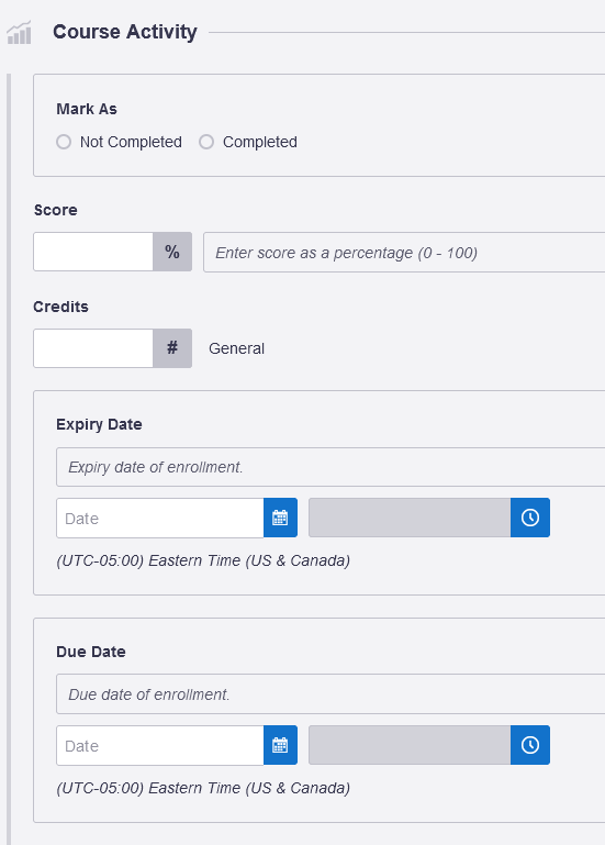 Edit Activity Page – Absorb Help Center