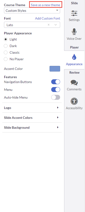 Custom Themes in Create AI – Absorb Help Center