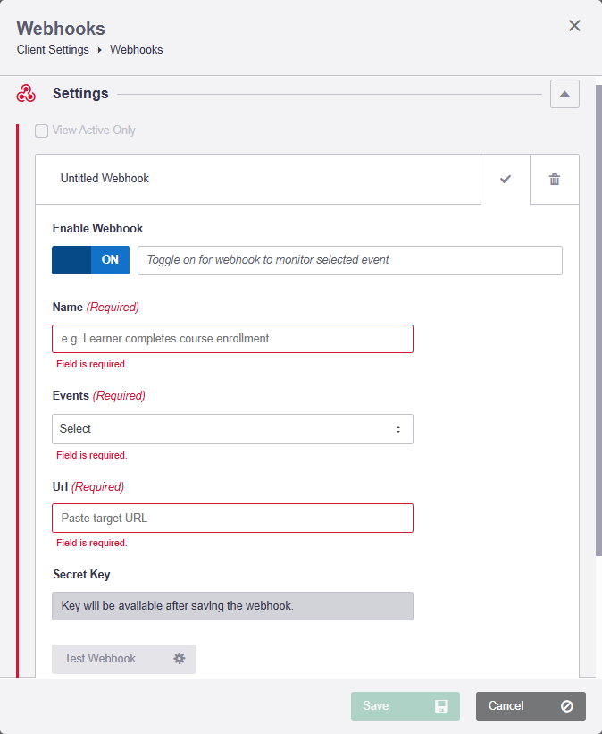 Webhooks – Absorb Help Center