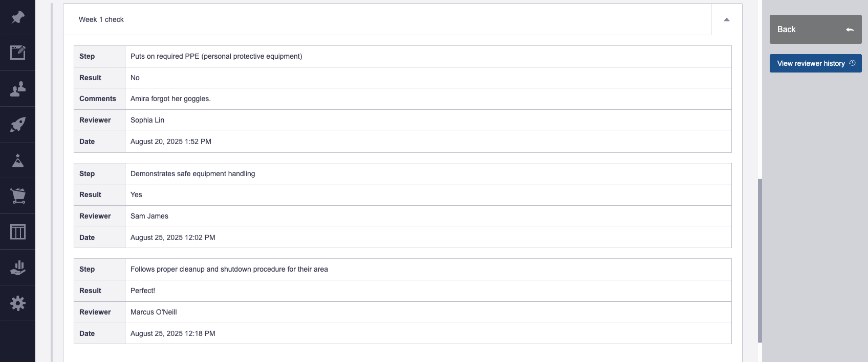 Ownership Transfer Functionality and Audibility via Admin Experience for Observation Checklists ...
