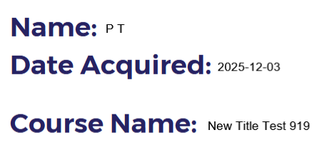 Course Certificates – Absorb Help Center