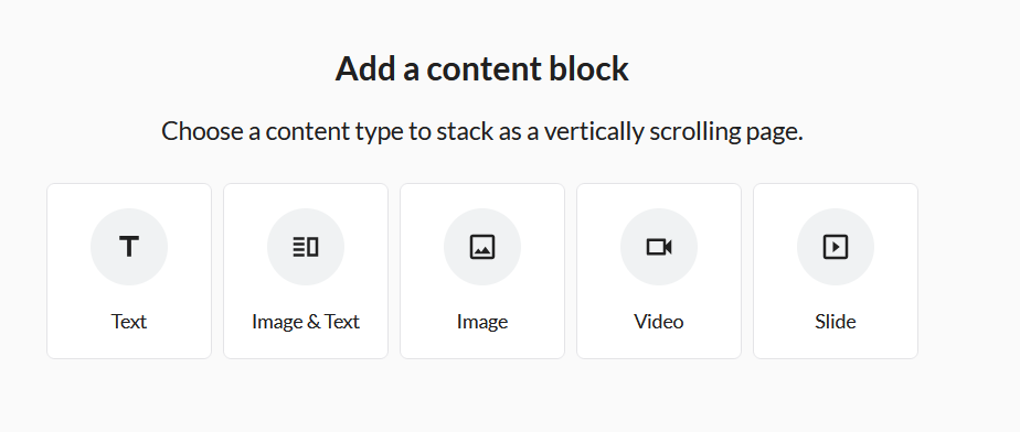 Block Pages in Absorb Create – Absorb Help Center