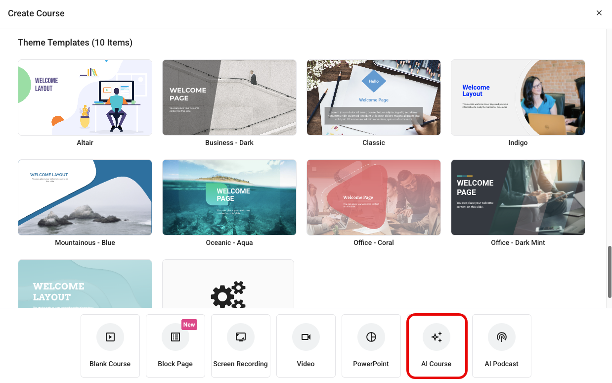 Block Pages in Absorb Create – Absorb Help Center
